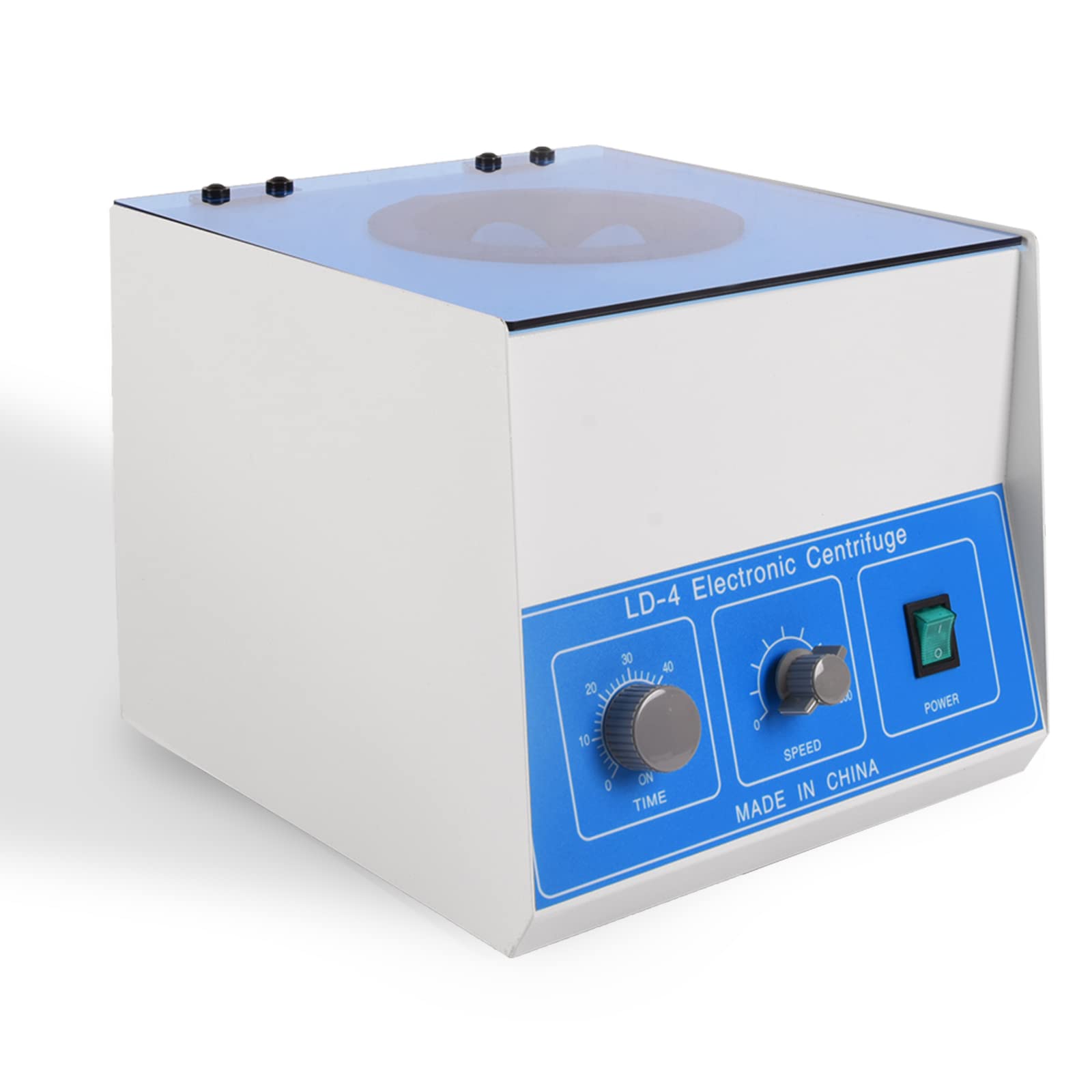 LFGUD Electric Centrifuge Machine 20ml x 6 Tubes Benchtop Lab Centrifuge Machine with Timer and Speed Control for Plasma Blood PRP, 4000 RPM, 110V 60Hz