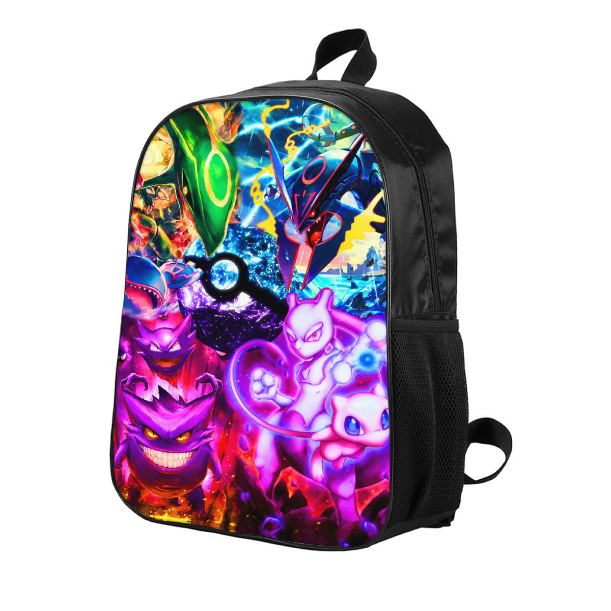 DOKERS 3PCS Lightweight Anime Backpack Set 17IN Cartoon Backpack with Lunch Bag and Pencil Case Color2
