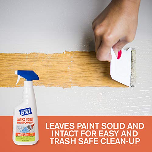 Motsenbocker's Lift Off 41301 22-Ounce Latex Paint Remover Spray is Environmentally Friendly Safely Removes Latex Paint and Enamel and Works on Multiple Surfaces Water-Based and Biodegradable