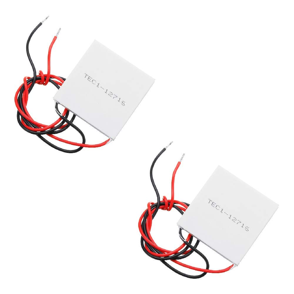 DollaTek 2pcs TEC1-12715 40x40MM Thermoelectric Cooler Peltier Refrigeration Plate