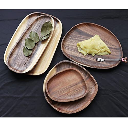 Serving Tray Tray Wooden Tray Serving Tray for Home Breakfast Dessert Coffee or Just Home Decor (Size : Brass)