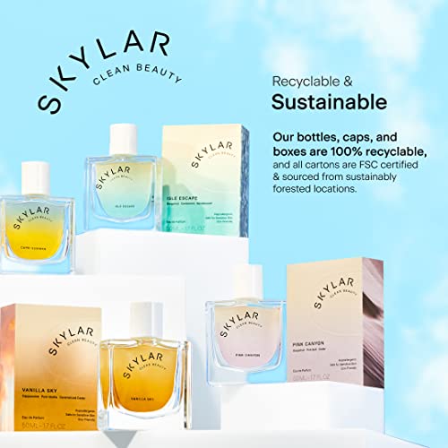 Skylar Honeysuckle Dream Eau de Parfum - Hypoallergenic & Clean Perfume for Women & Men, Vegan & Safe for Sensitive Skin - Floral Perfume with Notes of Pear, Honeysuckle & Lily - 10mL /0.33 Fl oz
