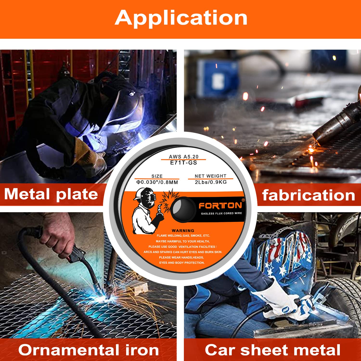 FORTON MIG Welding Gun Accessory Kit,Tip-Nozzle-Diffuser for Miller Millermatic M-25/M-40 Hobart Torch(0.030-Inch 2LB)