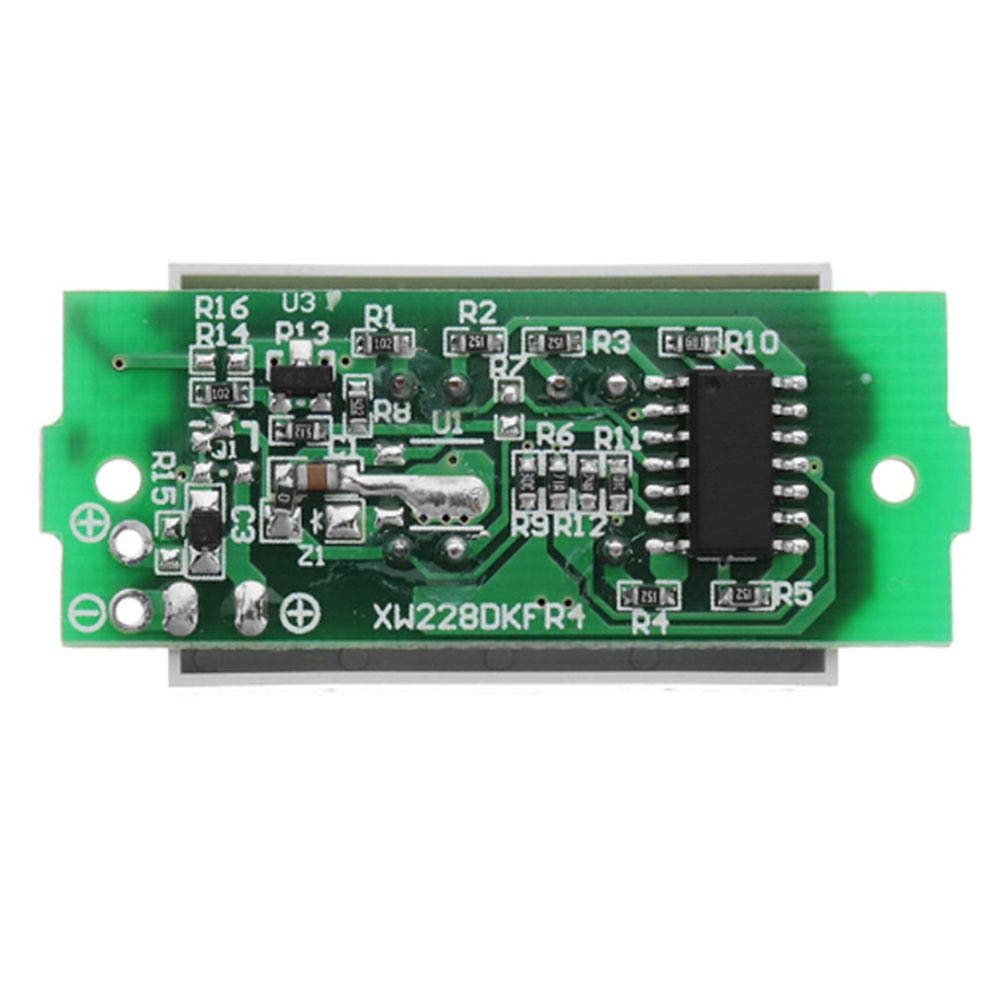 DAOKI 2Pcs 3S 12.6V Battery Capacity Indicator Module Lithium Lipo Battery Capacity Tester Li-Ion Module 4 Sections Blue LED Display Electric Vehicle