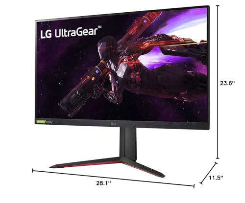 LG 32GP850-B 32" Ultragear QHD Nano IPS 165Hz HDR Monitor + G-SYNC Compatibility Bundle with Deco Gear Wired Gaming Mouse and Deco Gear Large Extended Pro Gaming Mouse Pad