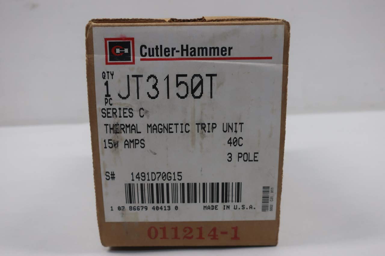 CUTLER HAMMER JT3150T Circuit Breaker Trip Unit 3P 150A D660021