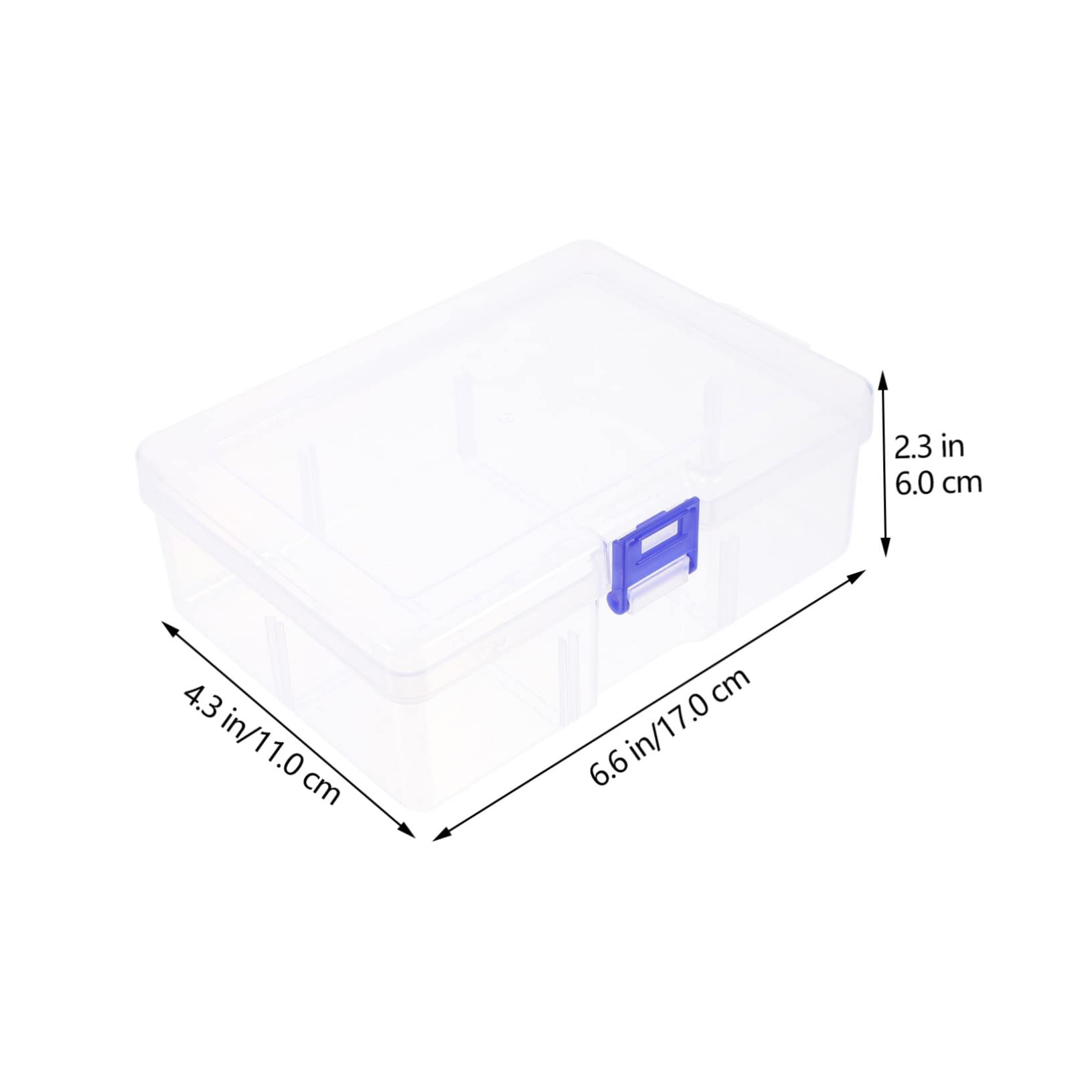 INOOMP Transparent for Storage Multi-use Clear Play Game Case Card Chips Large Chip Table Cards Organizer Organizers Carrier Capacity Container Outdoor Casino Accessory Poker Plastic