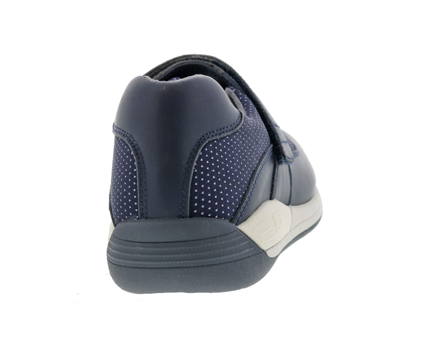 Drew Trust, Womens Velcro Mary Jane Orthopedic Comfort Shoe, Navy Leather, 10.5 Wide (D)