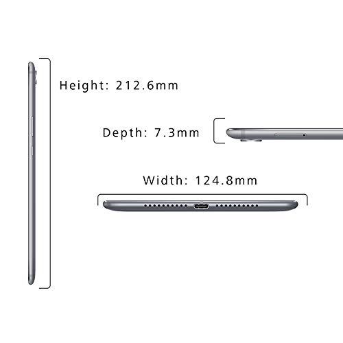 Huawei MediaPad M5 Tablet with 8.4" 2.5D Display, Octa Core, Quick Charge, Dual Harman Kardon-Tuned Speakers, WiFi Only, 4Gb+64Gb, Space Gray (US Warranty)