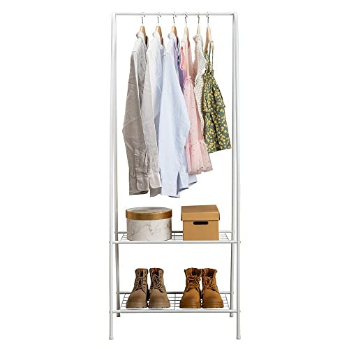 MAXCBD High Portable Metal Clothes Closet Organizers Hanger Steel Garment Rail Rack