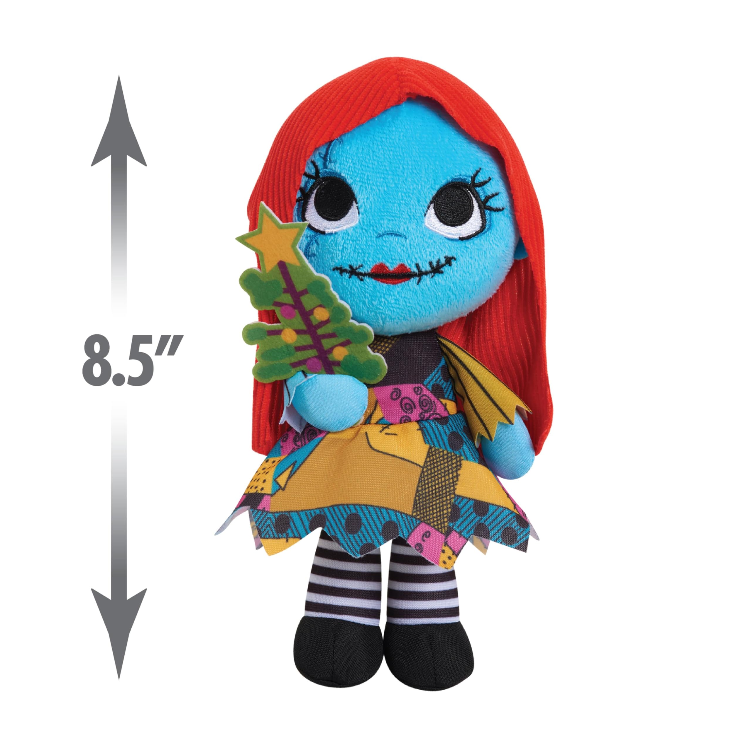 Disney Tim Burton’s Nightmare Before Christmas Small Plushie 3-Piece Set, Felt and Embroidered Details, Kids Toys for Ages 3 Up by Just Play