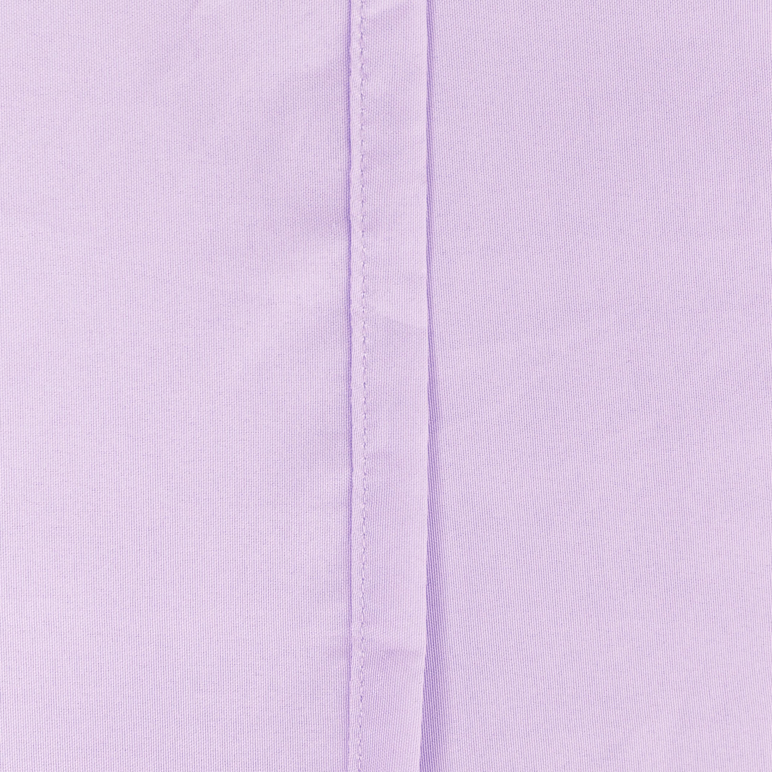 FLXXIE 4 Pieces Toddler Bedding Set, Soft and Breathable Microfiber Crib Sheet Set, Includes Quilted Comforter, Flat Top Sheet, Fitted Sheet, Envelope Pillow Case for Boys and Girls, Light Purple