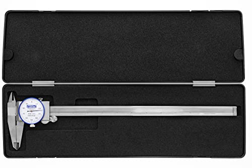 Fowler 52-008-712-0, Premium Dial Caliper With 0-12" Measuring Range (White)