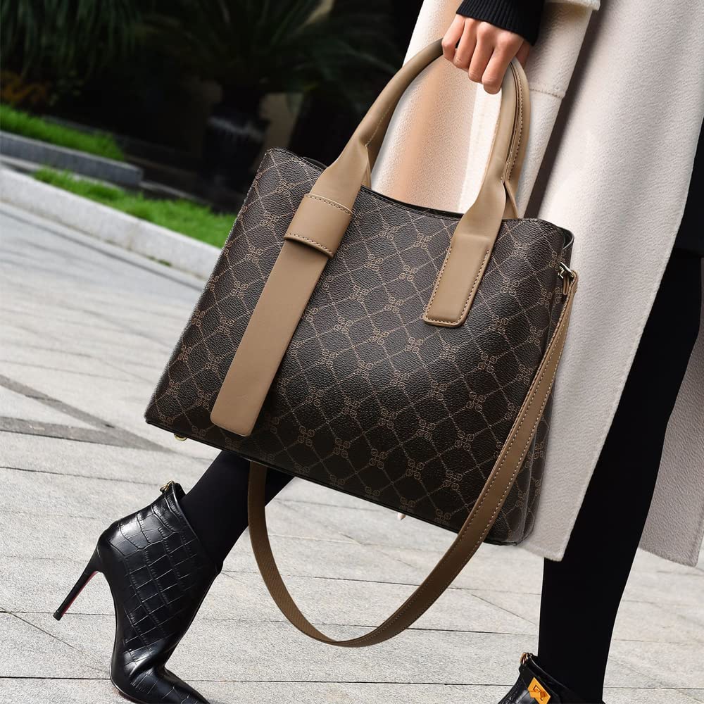 Emperament Women's Handbag Commuter Soft Leather Large Capacity Tote Bag Embossed Design