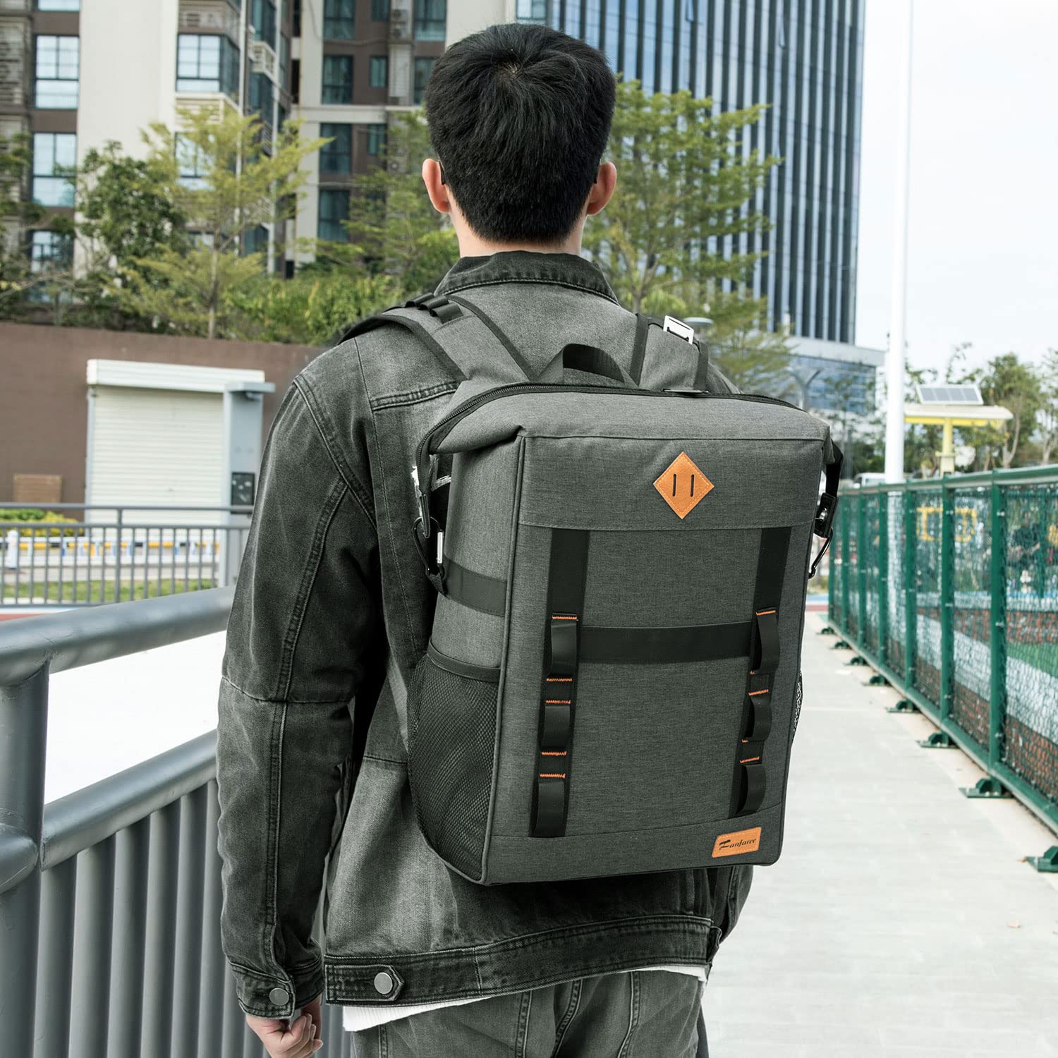FANFAREE Backpack Cooler Insulated Waterproof Cooler Backpack Soft Lightweight with Cooler for Men Women to Lunch Picnic Fishing 30 Cans