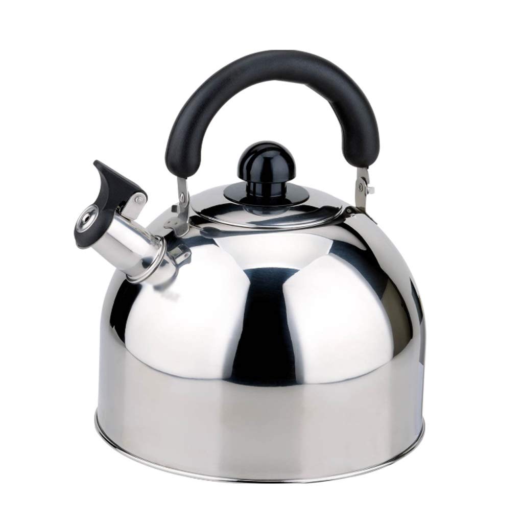 Creative Silver Kettle Large Capacity Kettle Whistling Teapot Stainless Steel Teapot With Ergonomic Handle (6L,202.9OZ) Multifunctional water kettle