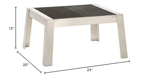 Prairie View Ind. Food Service XDR2024-12 Platform Step Stool with Traction Tape, 24" Width x 12" Height x 20" Length