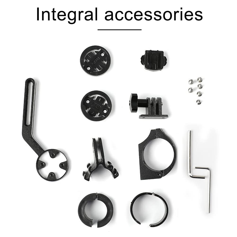 EMVANV Bike Mount, Bike Computer Mount Bracket Holder, Bicycle Handlebar Mount Out Front Handlebar Mount Fit for G-Armin Edge(Black)