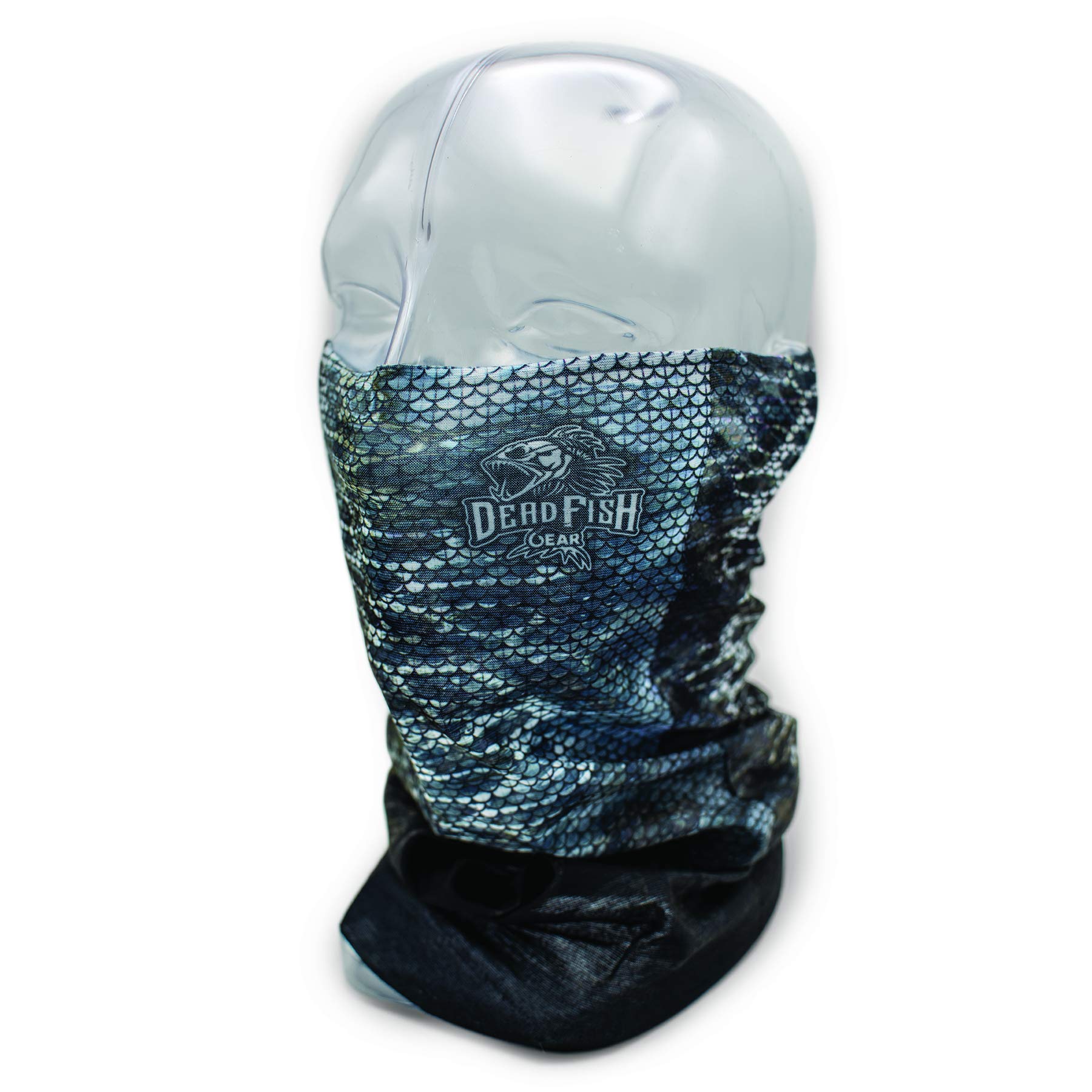 Dead Fish Gear Multifunctional Headwear- Neck Gaiter/Headband/Mask/Bandana/ 12+ Uses