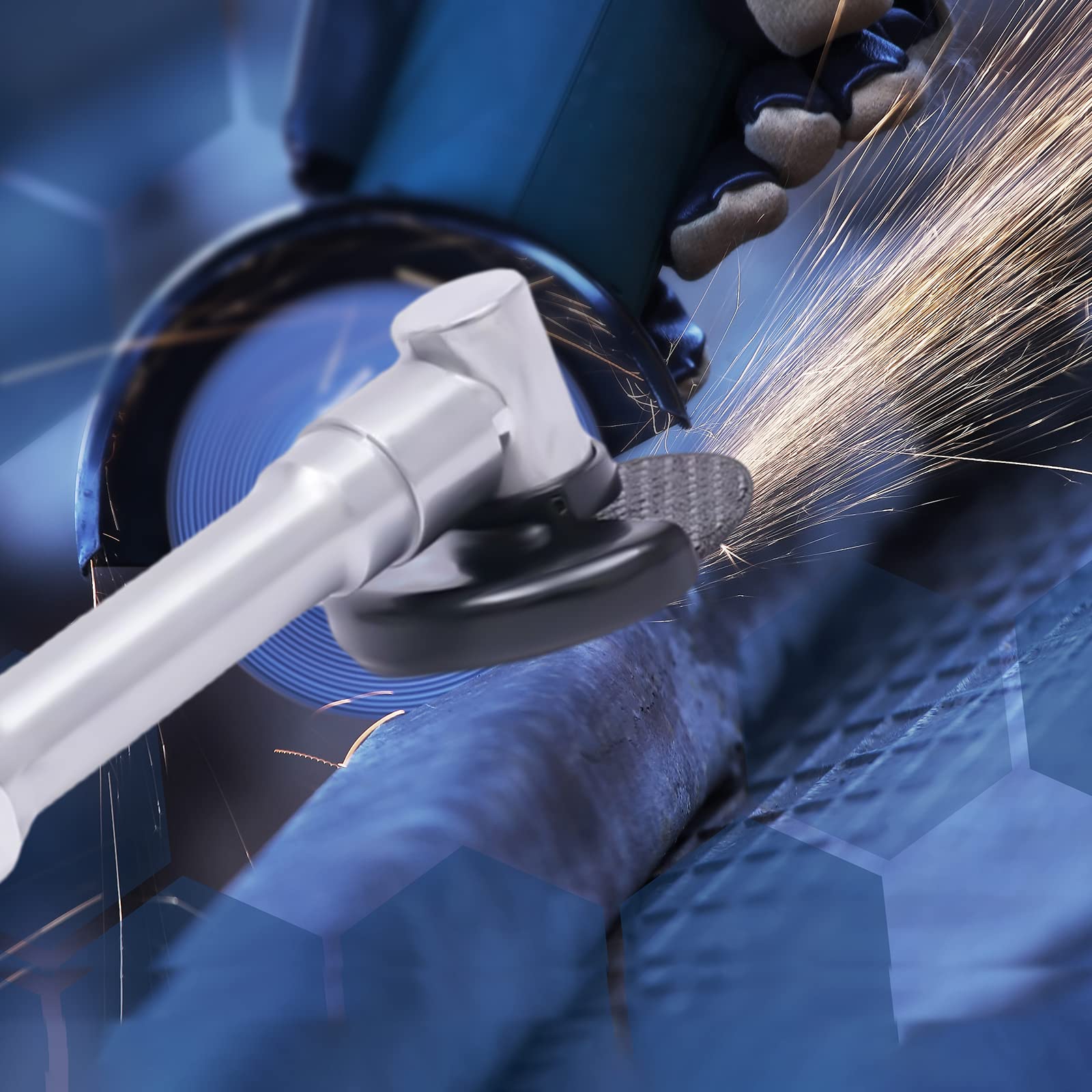 Long Neck Cutting Machine, Pneumatic Cutting Machine Air Cutting Machine Air Cutter Tool Long Handle for Tough Material Removal
