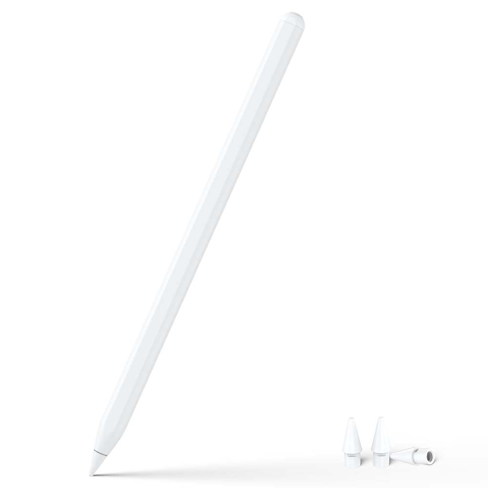 iPad Pencil 2nd Generation with Wireless Charging for ipad with Palm Rejection,Active Stylus Pen Compatible with (2018-2022) Apple iPad Pro11/12.9 Inch,iPad Air 3/4,iPad 6/7/8,iPad Mini 5/6