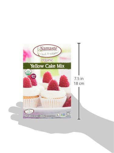 Namaste Foods Organic Gluten Free Yellow Cake Mix, 12 Ounce β Allergen Free