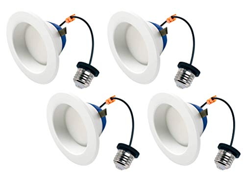 Cree Lighting, TRDL4-0782700FH50-12DE26-1-11004S-D, 4 inch LED Retrofit Downlight 75W Equivalent, 790 lumens, Dimmable, Soft White 2700K, 50,000 Hour Rated Life | 4-Pack,