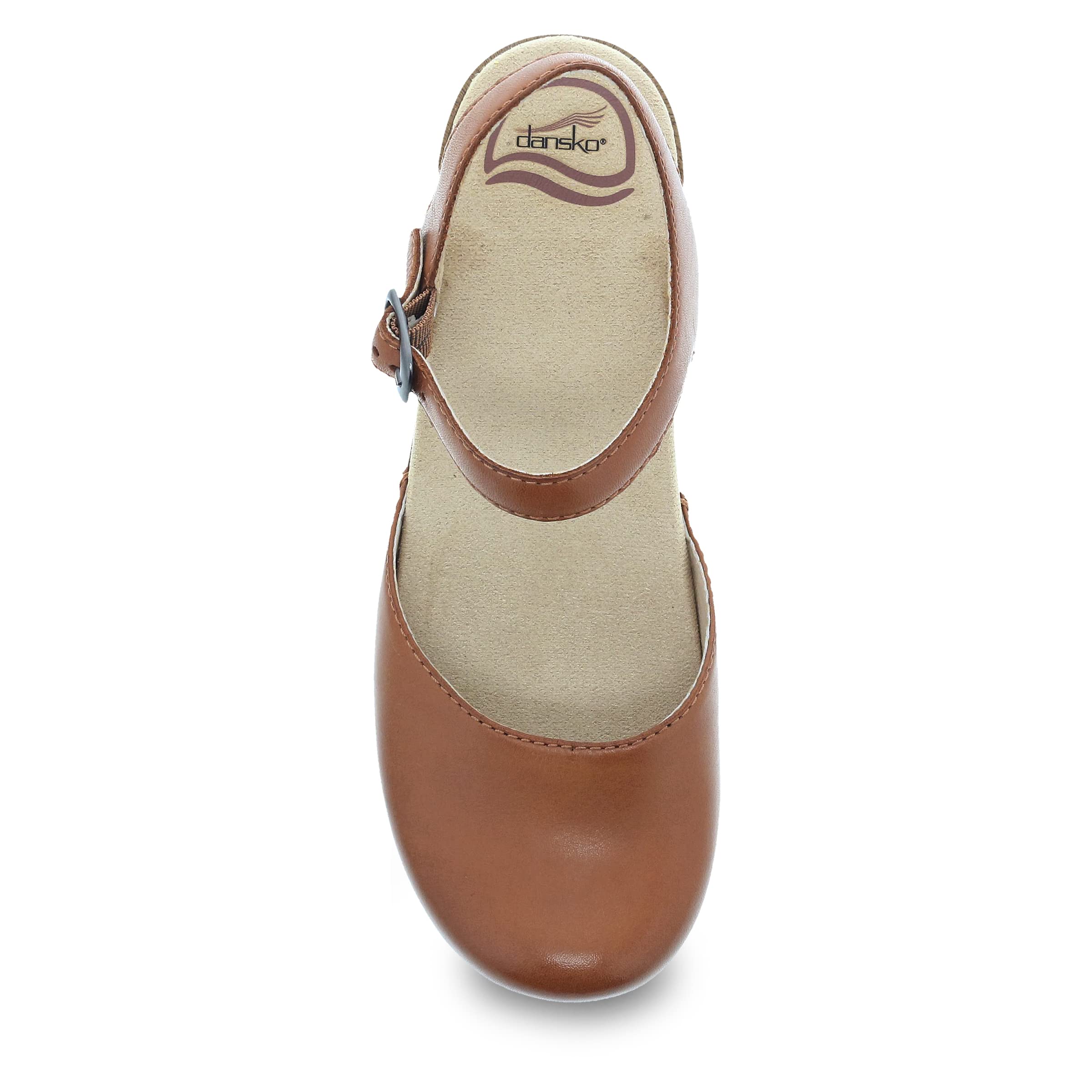 Dansko Sam Stylish Closed-Toe Sandal for Women - Lightweight with Added Arch Support - Durable PU Outsole for Long-Lasting Wear and Comfort Camel 9.5-10 M US