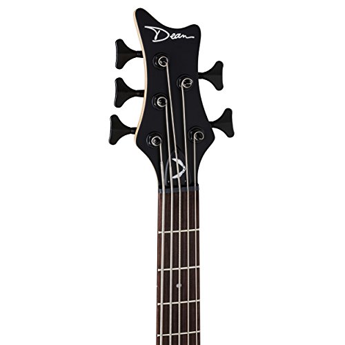 Dean Edge 1 5-String Electric Bass Guitar, Vintage Natural