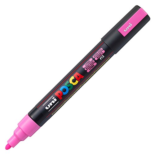 Posca Acrylic Paint Marker, Medium, Fluorescent Pink