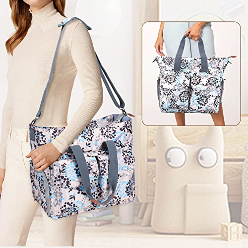 Teamoy Breast Pump Bag with Cooler Bag, Breast Pump Storage Tote with Laptop Sleeve (Up to 14") for Working Moms, Compatible with Spectra S1,S2, Medela, Dandelion(Bag ONLY)
