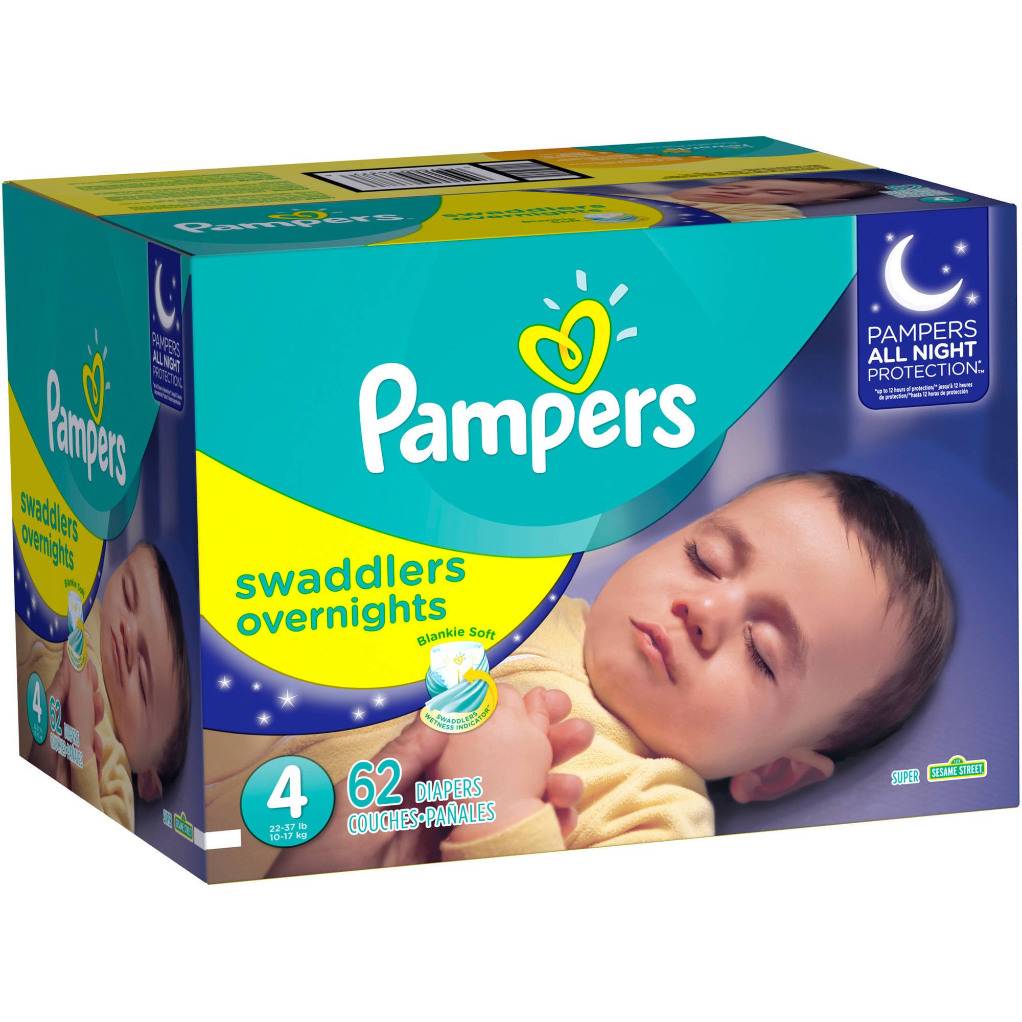 Diapers Newborn/Size 1 (8-14 lb), 164 Count - Pampers Swaddlers Disposable Baby Diapers, Enormous Pack
