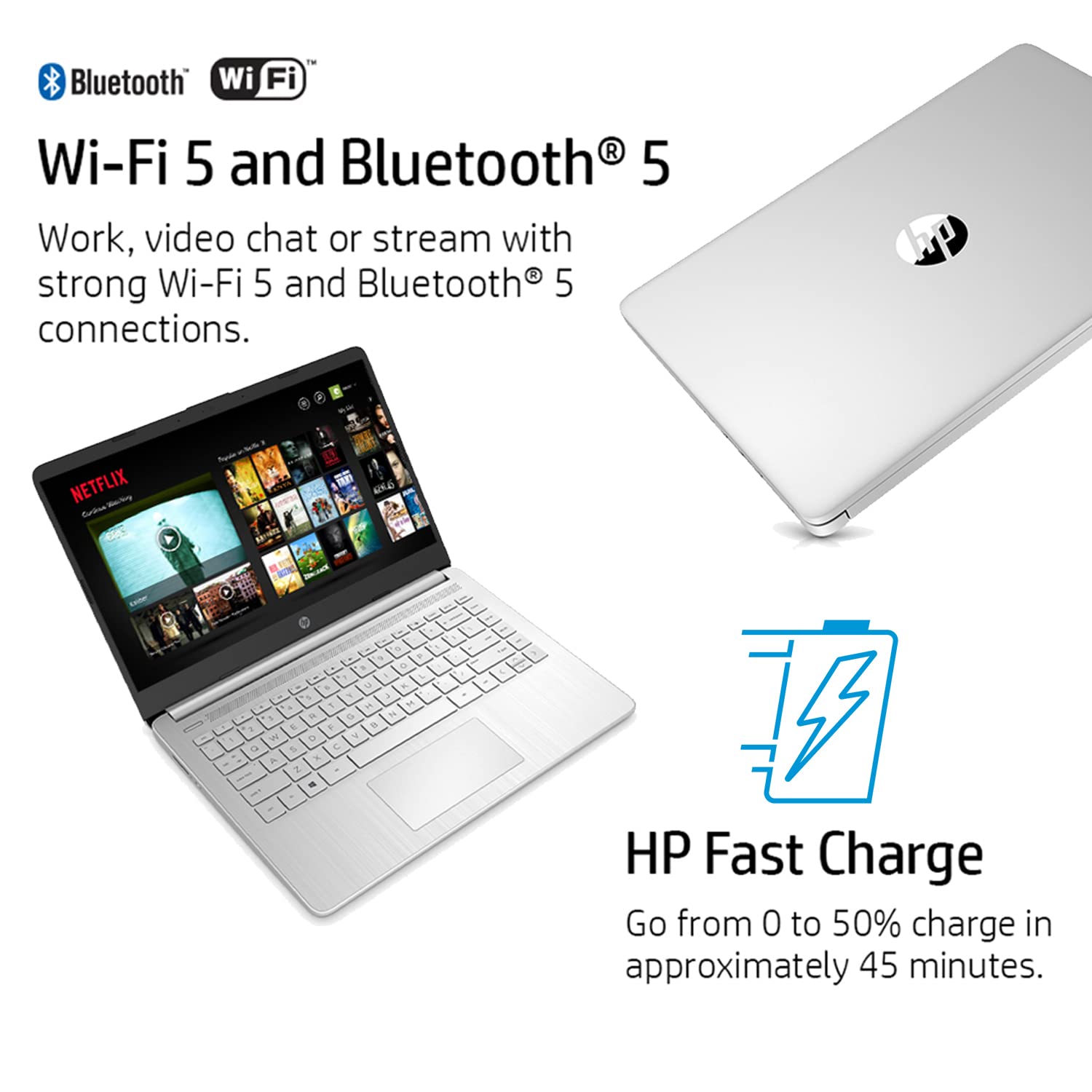 HP 14 Laptop, 14" Touchscreen Display, AMD Ryzen 3 3250U Dual-core Processor, HDMI, Online Conference Ready, Light-Weight Laptop for Home use and Student, Windows 11(16GB RAM | 1TB SSD) (Renewed)