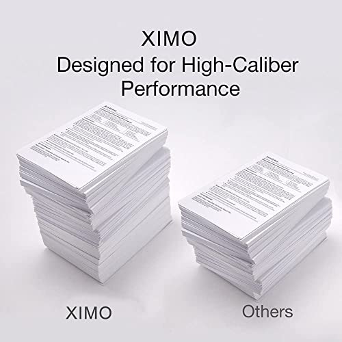 XIMO 215 t215 Ink Cartridges with Pigment Ink Remanufactured for WF-110 WF-100 WF100 Printer 5Pack(3 Black, 2 Tri-Color)