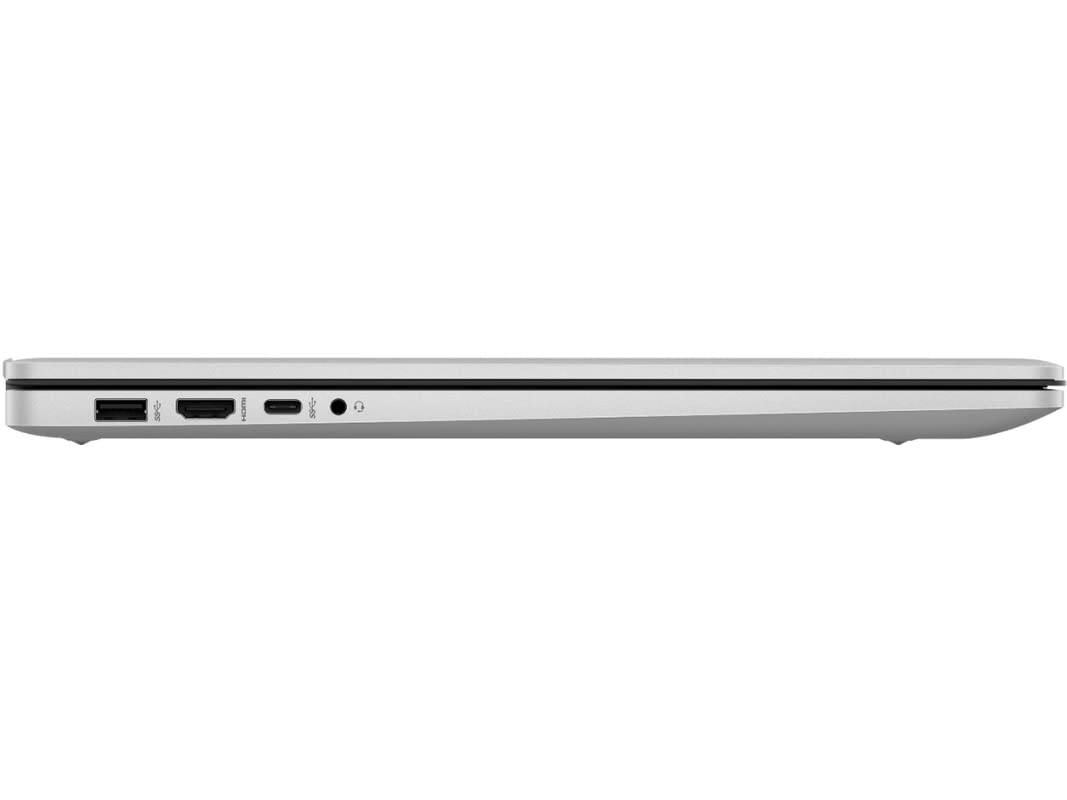 HP 17.3" FHD Laptop, AMD Ryzen 5-5500U Processor(Beats Intel i7-1065G7), 16GB RAM, 512GB PCIe SSD, AMD Radeon Graphics, HD Webcam, Fingerprint Reader, Win 11 Pro, Silver, 32GB USB Card
