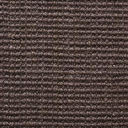 Superior Indoor Braided Jute Small Area Rug, Modern Aesthetic Home Decor for Entryway, Living Room, Dining, Bedroom, Office, Nursery, Kitchen, Soft Reversible Rugs, Kula Collection, Chocolate, 5'x8'