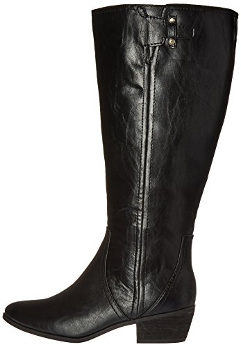 Dr. Scholl's Shoes Women's Brilliance Wide Calf Riding Boot, Black, 7 M US