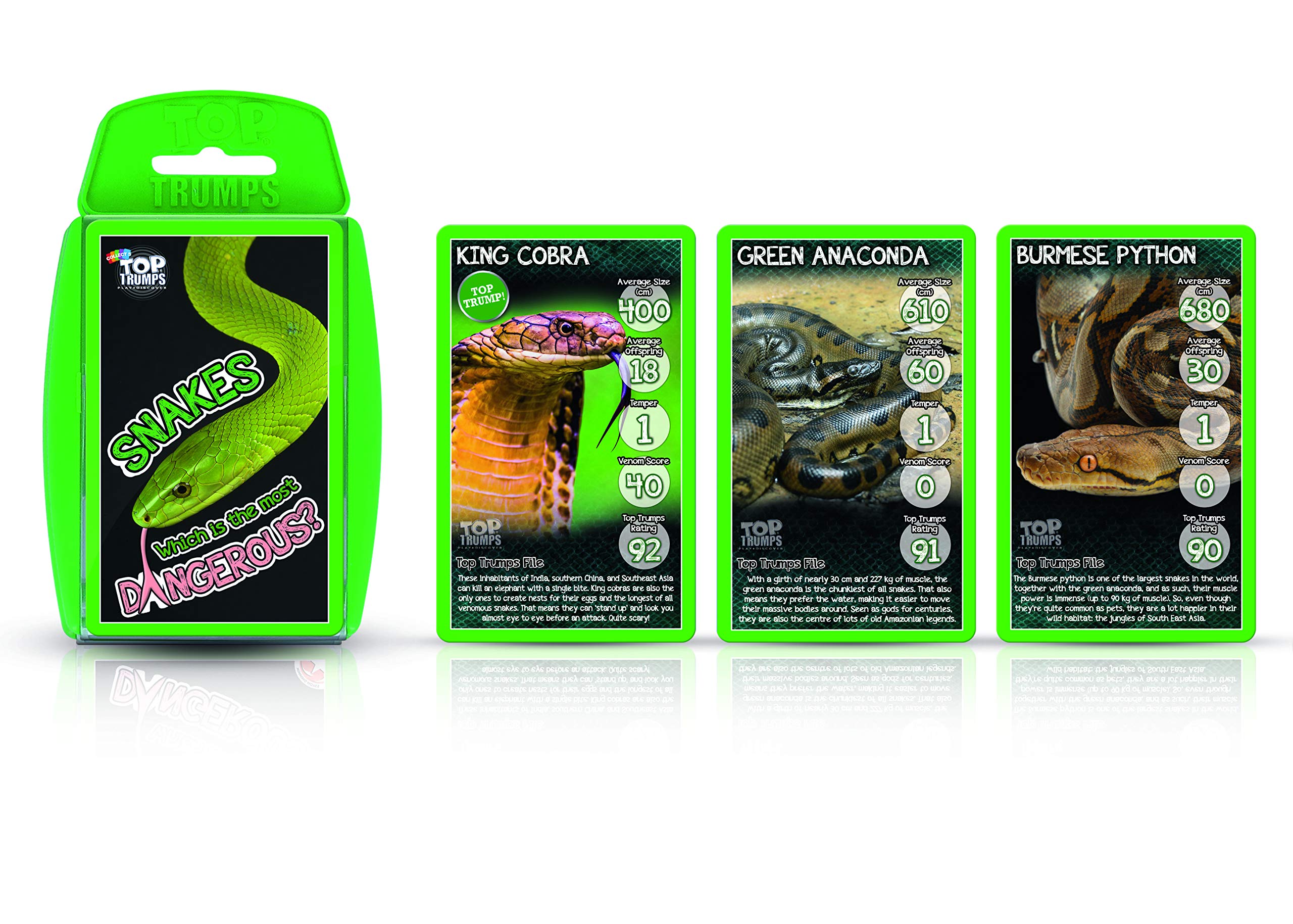 Snakes Top Trumps Card Game, One size (002876)