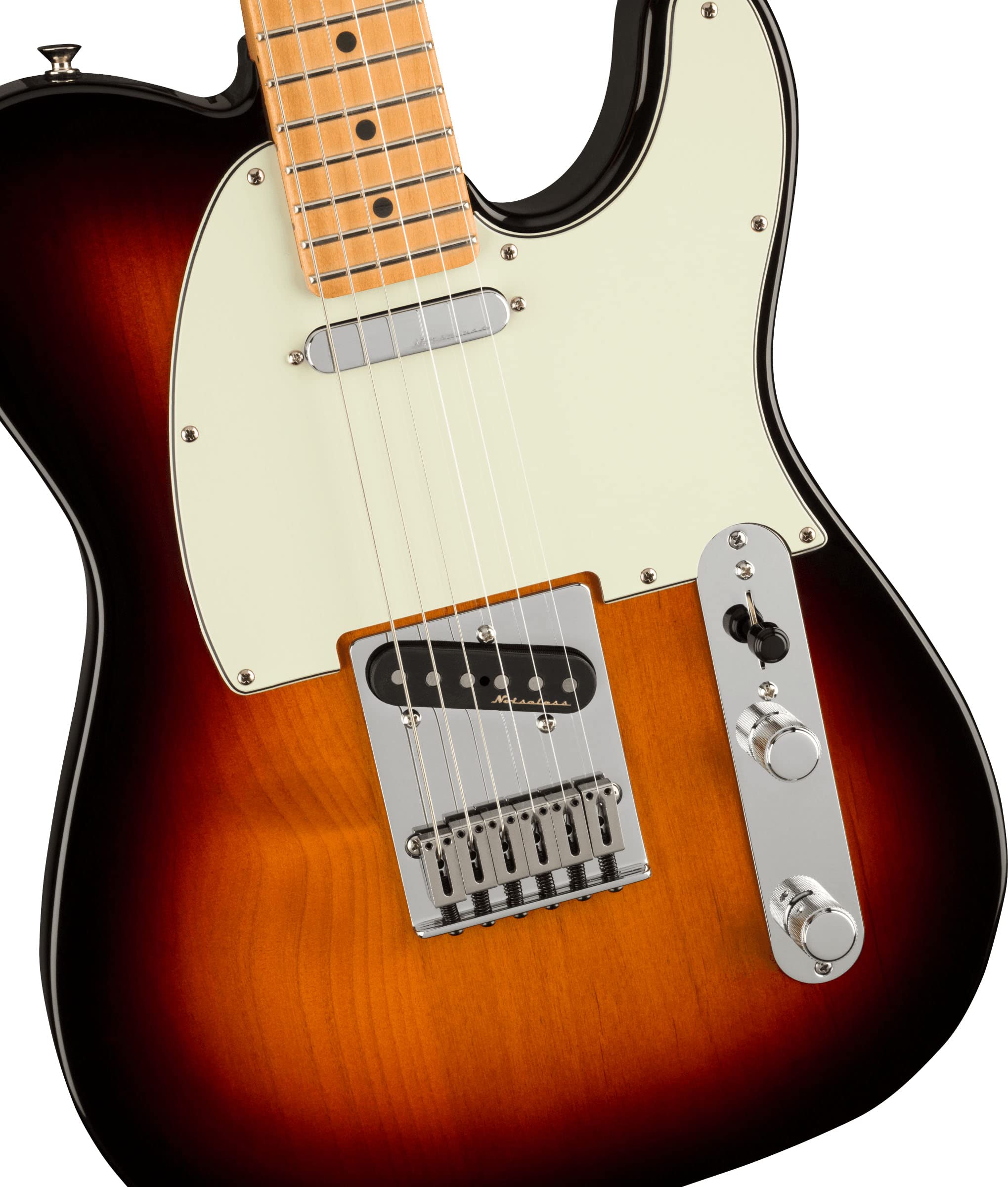 Fender Player Plus Telecaster Electric Guitar Bundle with Premium Tweed Case, Instrument Cable, Tuner, Guitar Strap, Extra Strings, 24-Pack of Picks and Austin Bazaar Guitar Essentials DVD