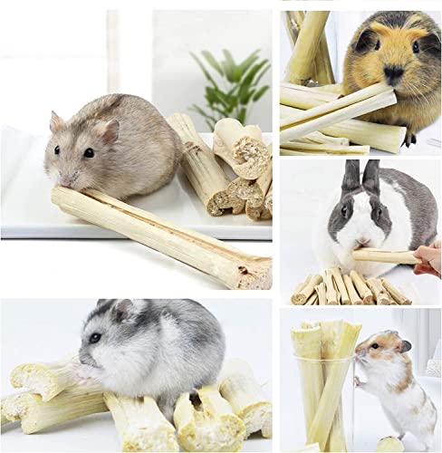 XLpeixin 300g Snacks Sweet Bamboo Chew Toy for Rabbits Chew Sticks for Hamster Chinchilla Guinea Pig,Molar Treats Snack for Small Animalsā¦