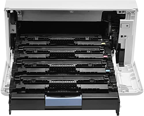 HP Color Laserjet Pro Multifunction M479fdw Wireless Laser Printer- Print Scan Copy Fax - 28 ppm, 600 x 600 dpi, 8.5 x 14, 50-Page ADF, Ethernet, Auto Duplex Printing, Cbmou Printer_Cable