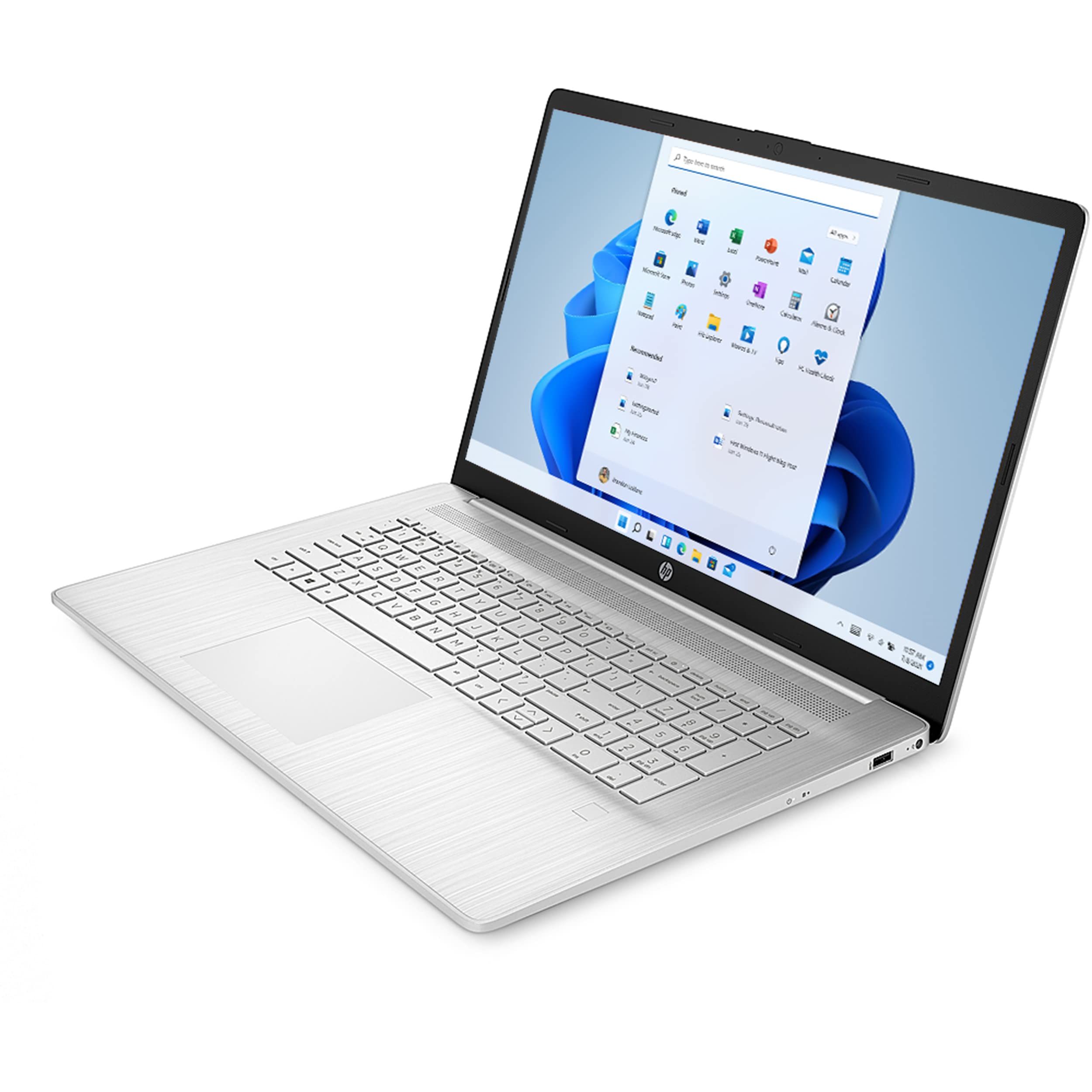 HP 2022 Newest 17z Laptop, 17.3'' HD+ Touchscreen, AMD Ryzen 3 5300U Processor, 16GB DDR4 RAM, 512GB PCIe NVMe SSD, HDMI, USB Type-C, Wi-Fi 5, Bluetooth, Windows 11 Home, Silver