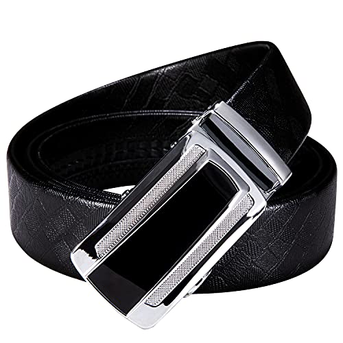 Dubulle Mens Buckle Designer Ratchet Automatic Click Slide Alloy Buckle Business Wedding