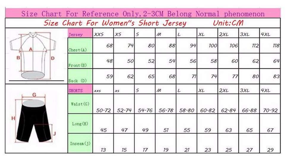 Cycling Jersey Women Short Sleeve Bike Shirts Bicycle Jacket Clothing M