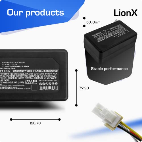 LIONX Battery for PowerBot R7040 R1AM7010UW / AA VR1AM7010U5 / AA VR1AM7010U5/AA VR1AM7010UW/AA VR1AM7040W9 / AA VR1AM7040W9/AA VR1AM7040WG / AA VR1AM7040WG/AA VR2AK93