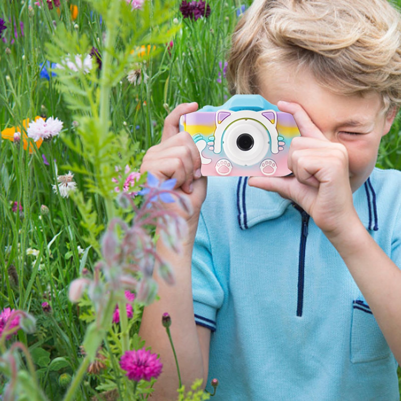 Digital Camera Kids, Kids Toy Camera, Capture Digital Camera, Portable Mini Camera, Light Weight Small Kids Camera, Multifunction Camera, Children Dual Camera with 1080p Video, Toy Camera for Kids