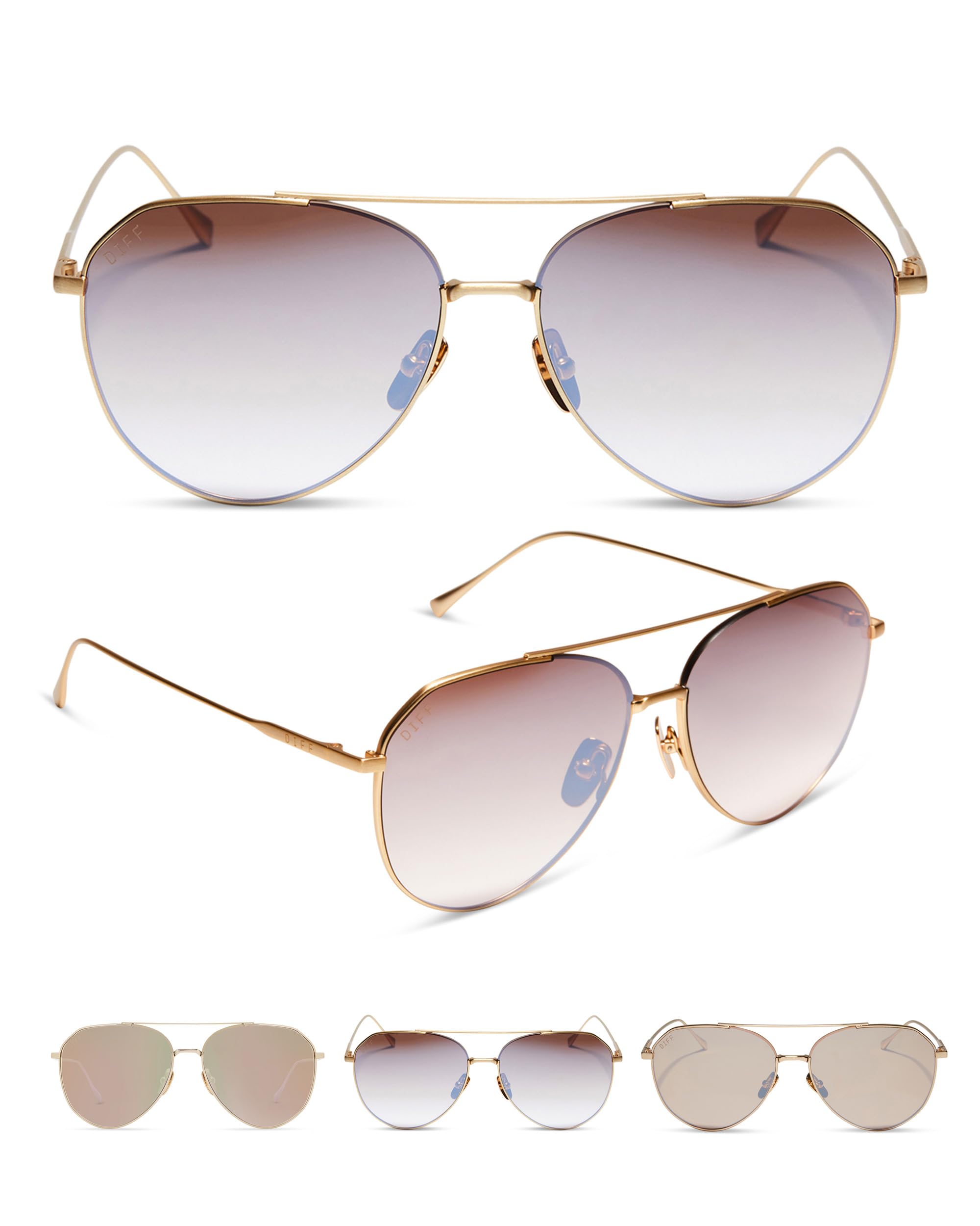 DIFF Eyewear Dash Matte Black One Size
