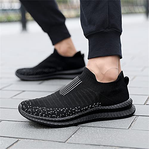 FASDNENDYS Men Shoes Summer Large Size Lightweight Mesh Outdoor Non Slip Casual Running Shoes Sneaker Mens 9 Black