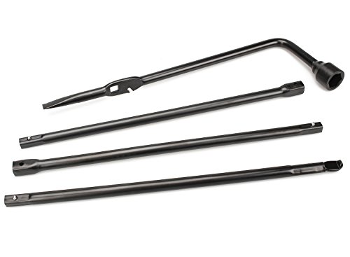 Dr.Roc Spare Tire Tool Kit with Spare Tire Jack Handle and Lug Wrench Spare Tire Kit Compatible with Chevy Silverado Tahoe Avalanche Suburban GMC Sierra Yukon 1999-2019 Cadillac Escalade 2002-2018