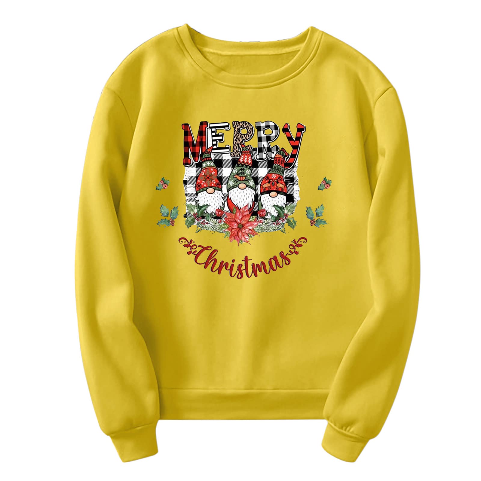 GuangYuan Women Hoodies Plus Size Plain Fashion Hoodies Oversized Long Sleeve Tees Drop Shoulder Pullover Baseball T-Shirt Yellow
